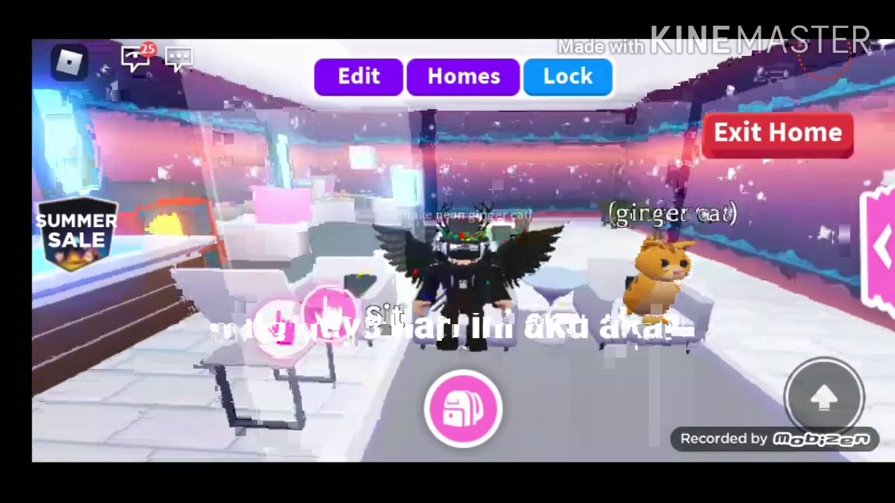 Membuat neon ginger cat di | roblox adop me - YouTube