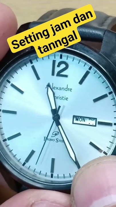Setting jam dan tanggal - YouTube