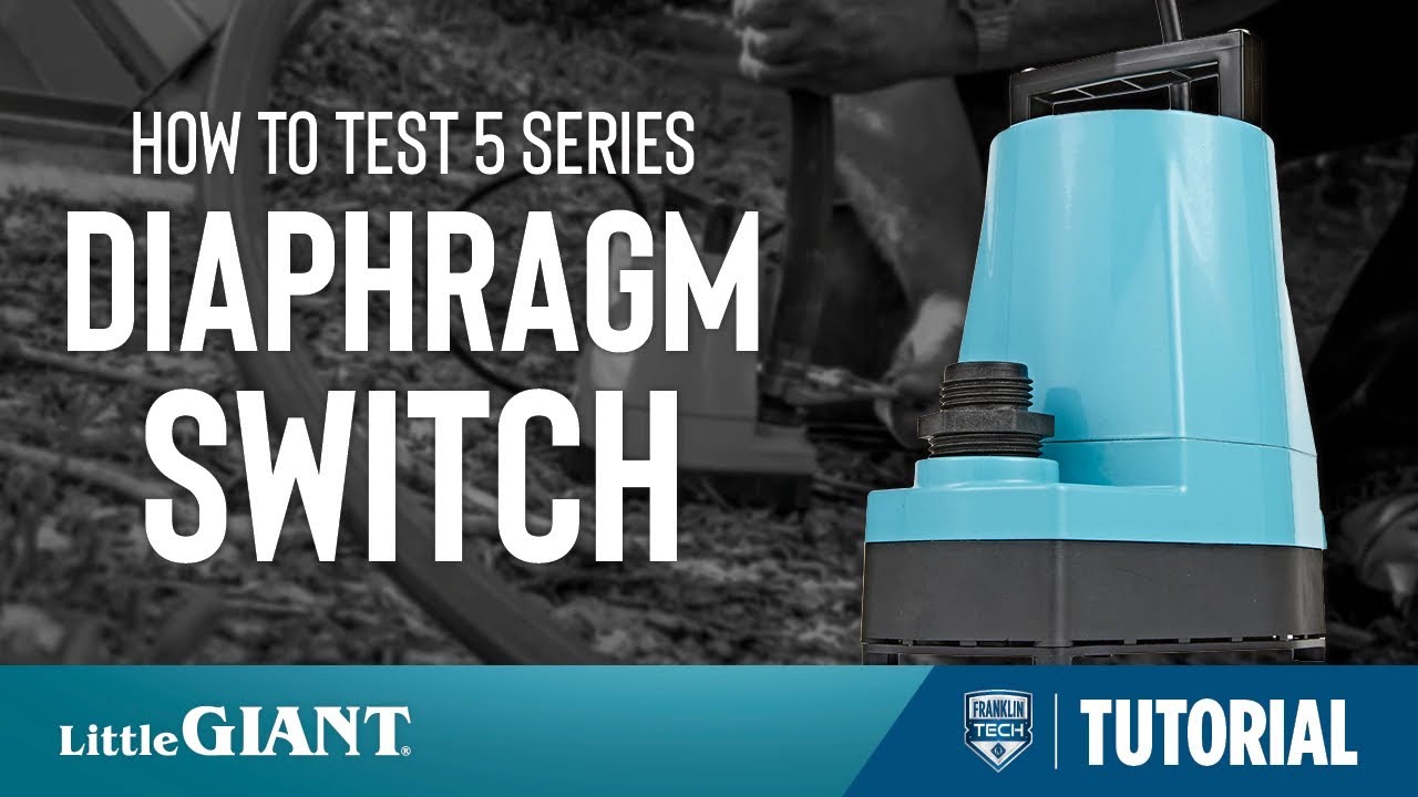 How To Test The Diaphragm Switch on the Little Giant 5 Series - YouTube