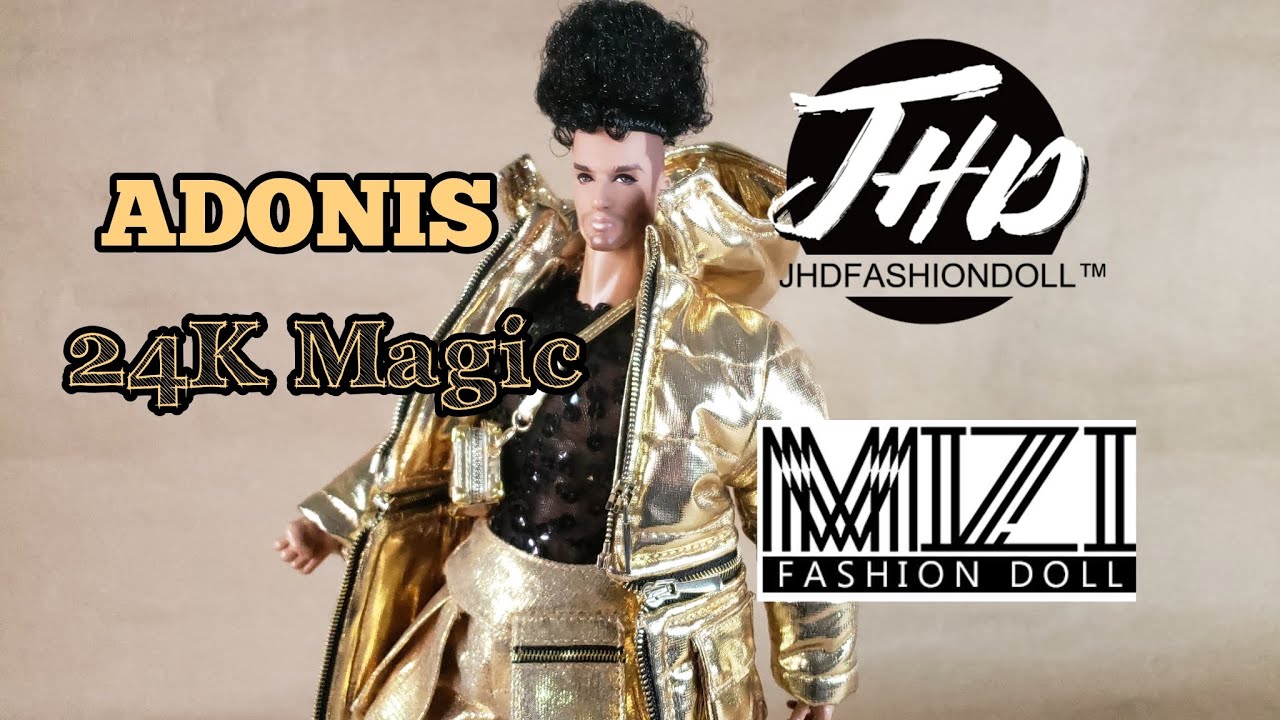 Unboxing ADONIS 24K Magic from JHD Fashion Dolls Mizi Dolls - YouTube