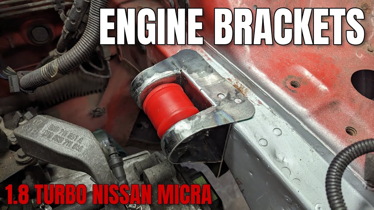 DIY Engine Brackets for the 1.8T Micra - YouTube