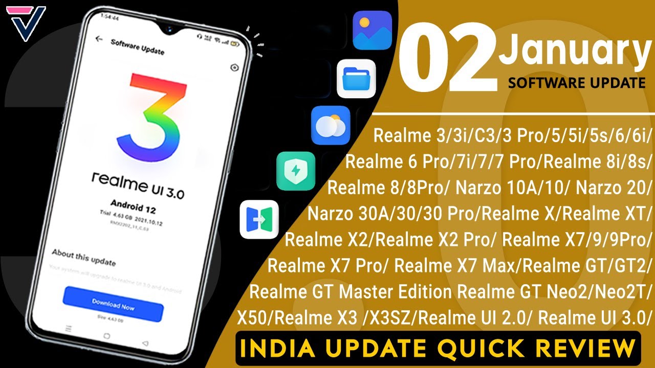 Realme December 2021 Software Update Features | Realme X7/8/GT/6/7/3/8 ...