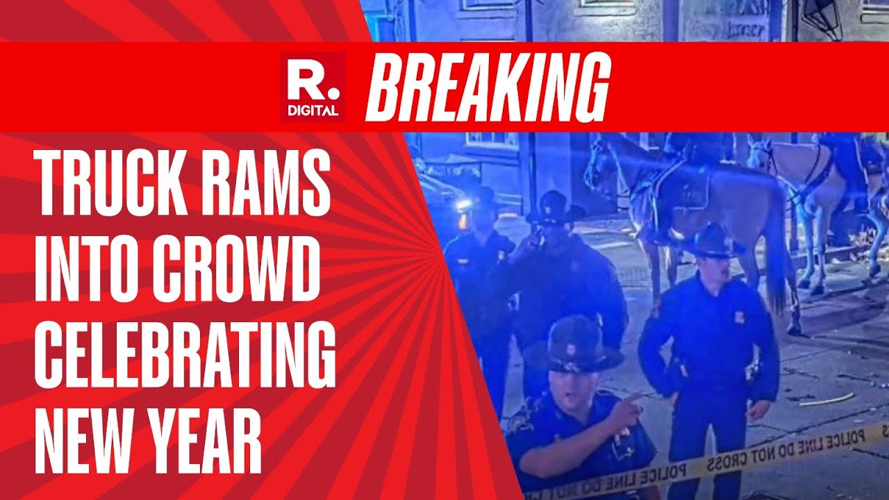 BREAKING: Pick-Up Truck Rams Into Crowd Celebrating New Year In New ...
