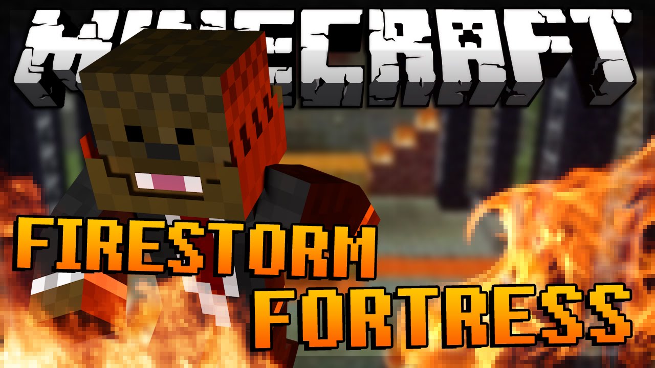 Minecraft FIRESTORM FORTRESS Adventure Map (FACECAM) Part 1 | JeromeASF ...