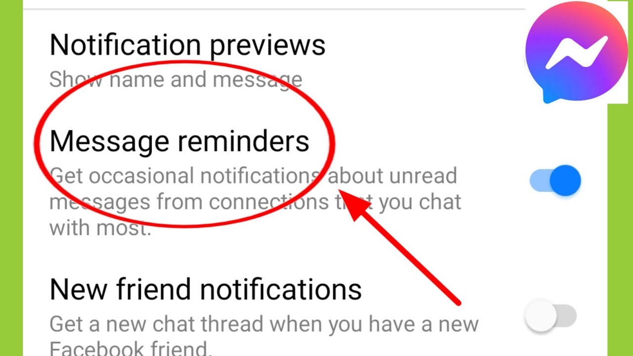 What is Messege Reminder in Facebook Messenger - YouTube