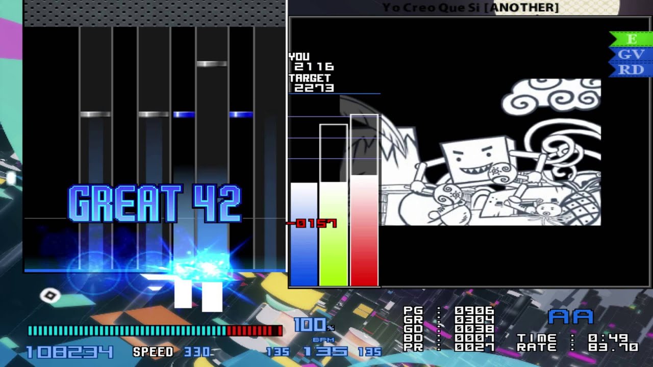 Lunatic Rave 2 Practice - 6 / 8 - YouTube