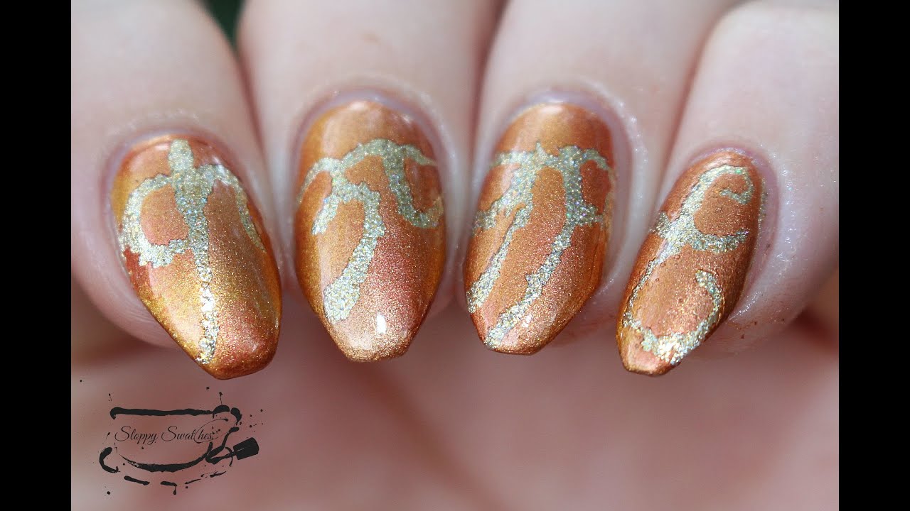 Nailart | #31DC2015 Day 24, A Book: Lord Of The Rings Nails - YouTube