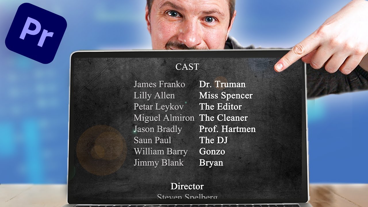 How to Make Rolling Film Credits in Premiere Pro 2023! - YouTube