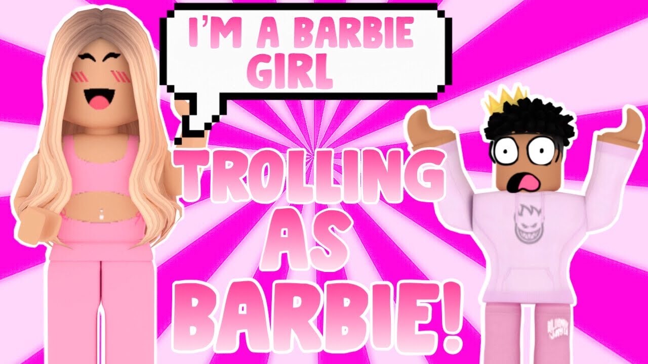 Trolling Myself As BARBIE On ROBLOX 👩🏼💅🏻 | *Chaotic* - YouTube