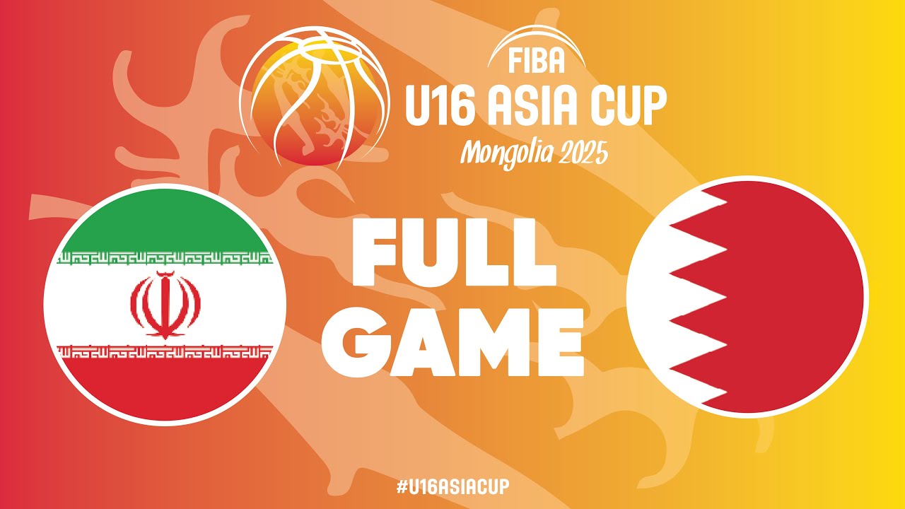 Classification 5-8 | Iran v Bahrain | Full Basketball Game | FIBA U16 ...