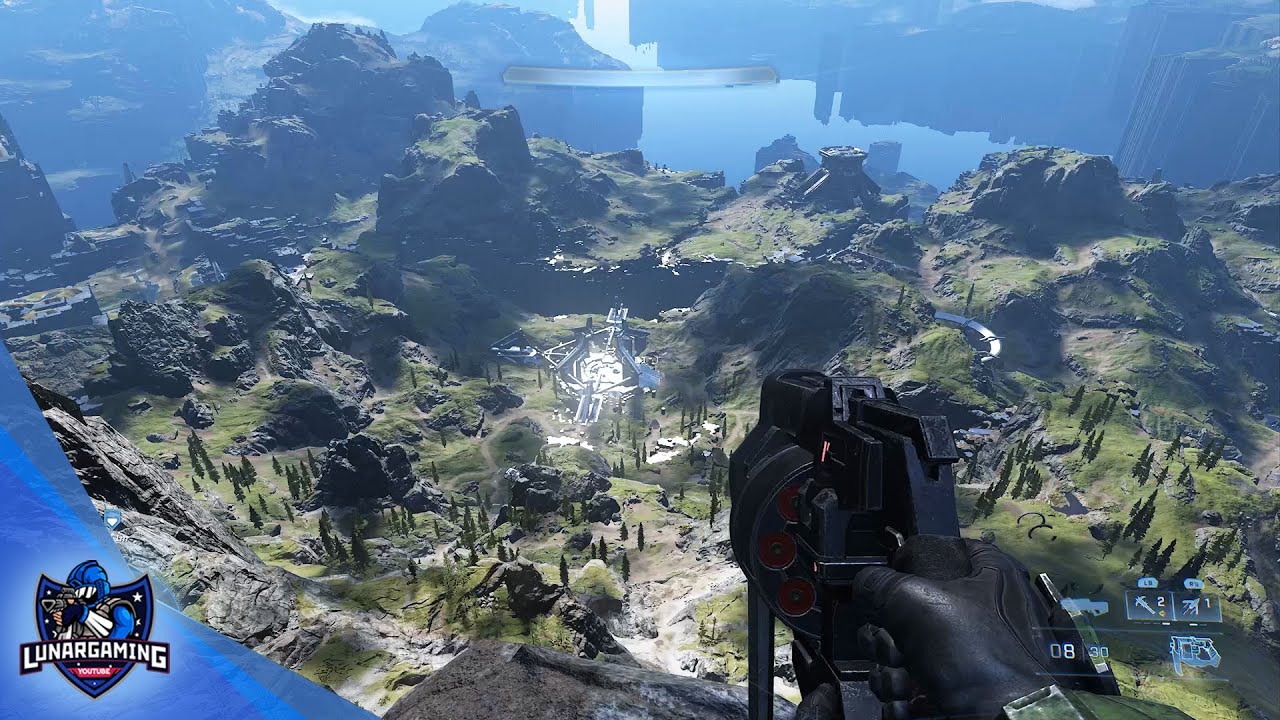 Climbing The Tallest Mountain Halo Infinite - YouTube
