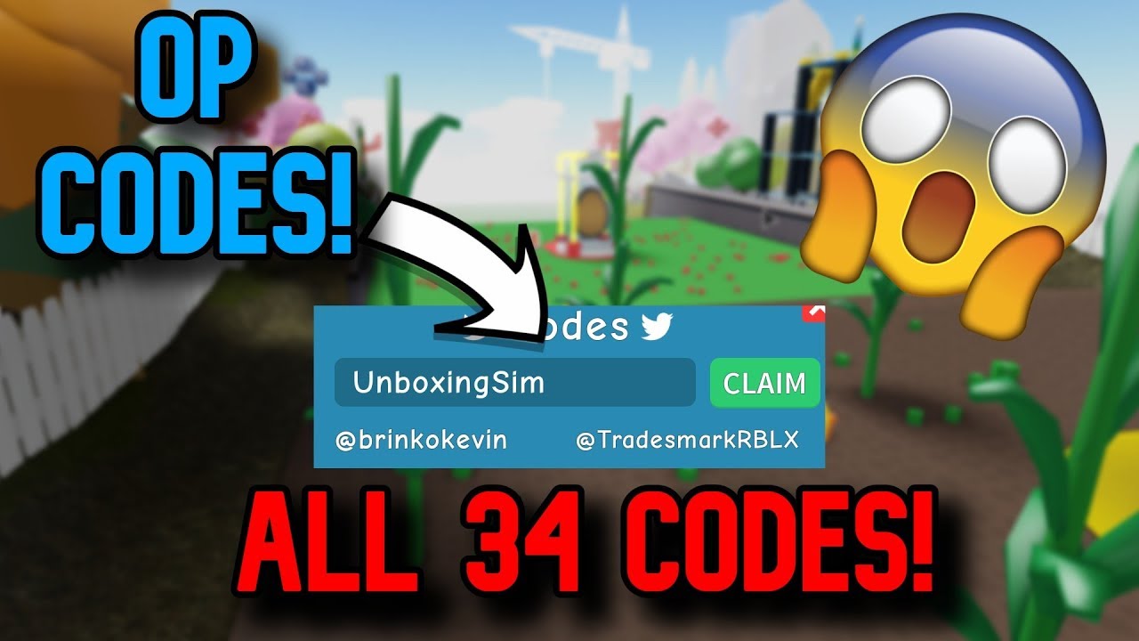 ALL 34 *OP* WORKING CODES! Roblox Unboxing Simulator - YouTube