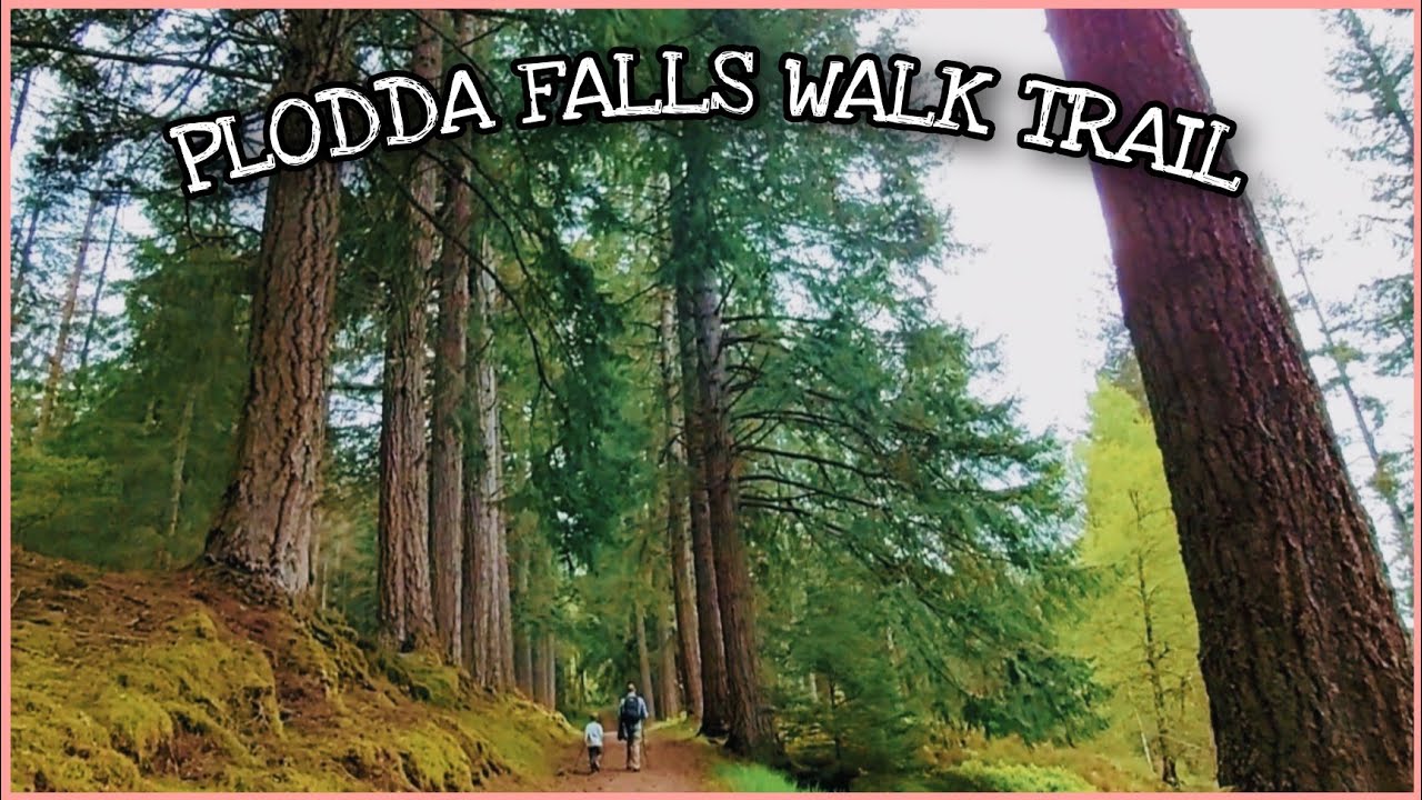 PLODDA FALLS walk trail || TOMICH SCOTLAND - YouTube