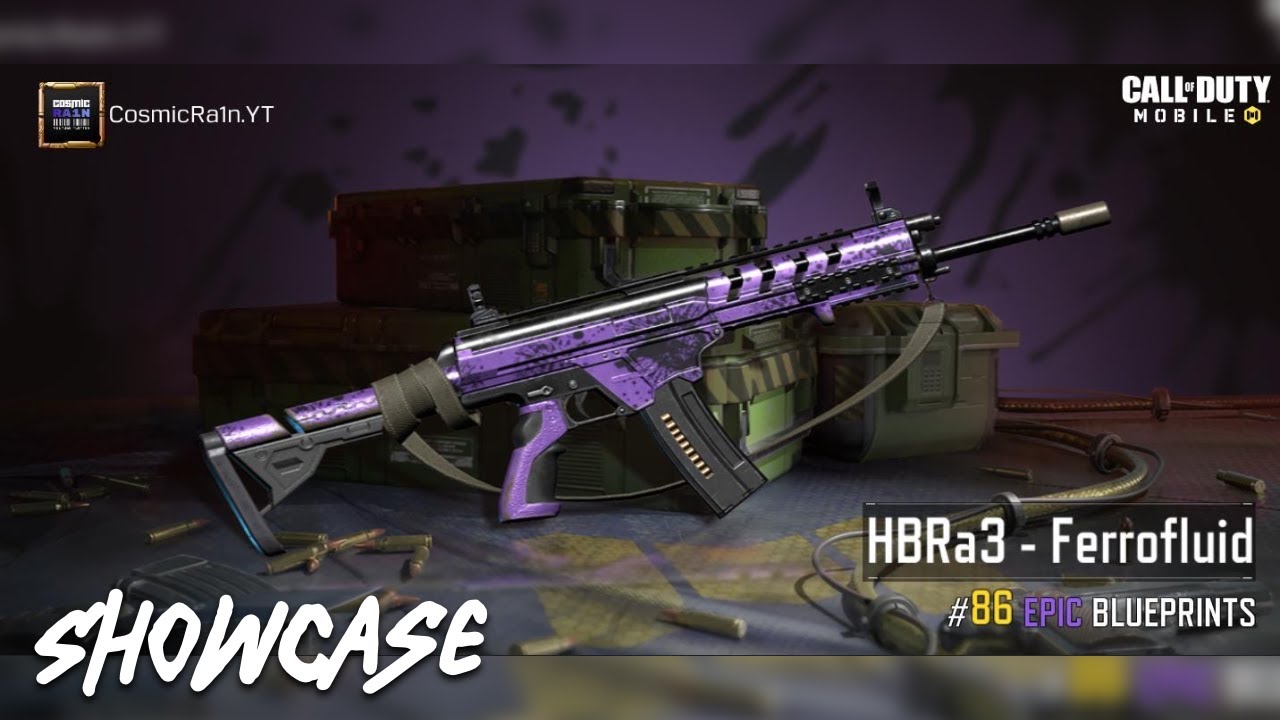 Weapon Showcase - HBRa3 - Ferrofluid | #86 Epic | Call Of Duty Mobile ...