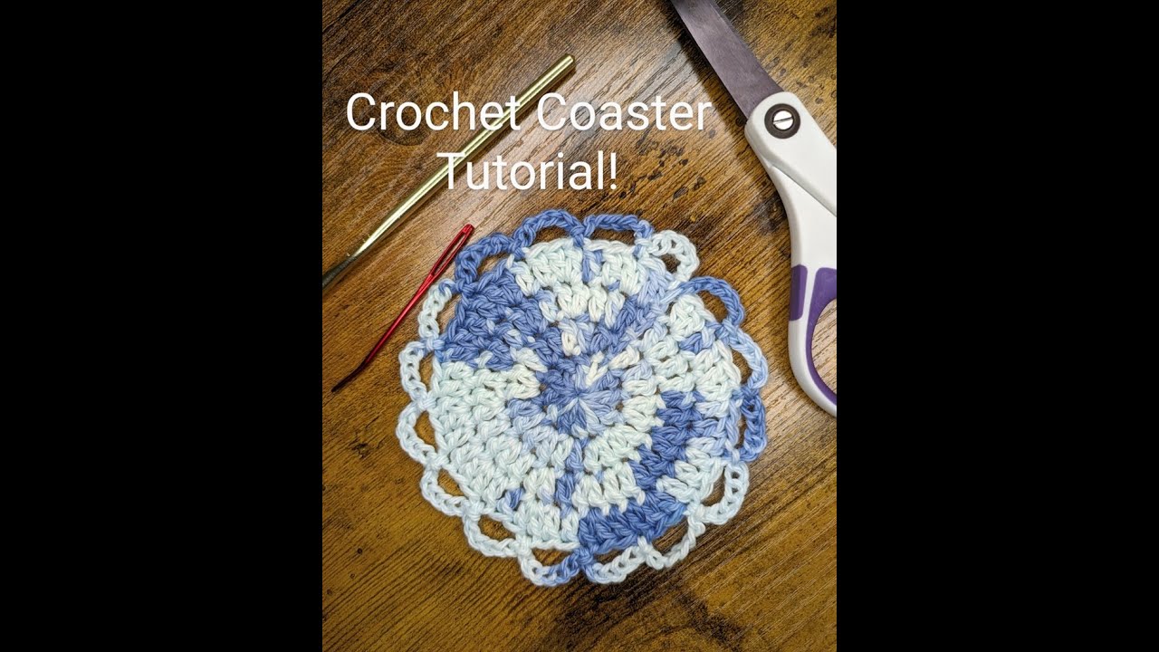 Quick and East Crochet Coaster Tutorial - YouTube