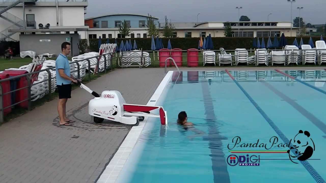 The Panda - Powered Pool Hoists Video - YouTube