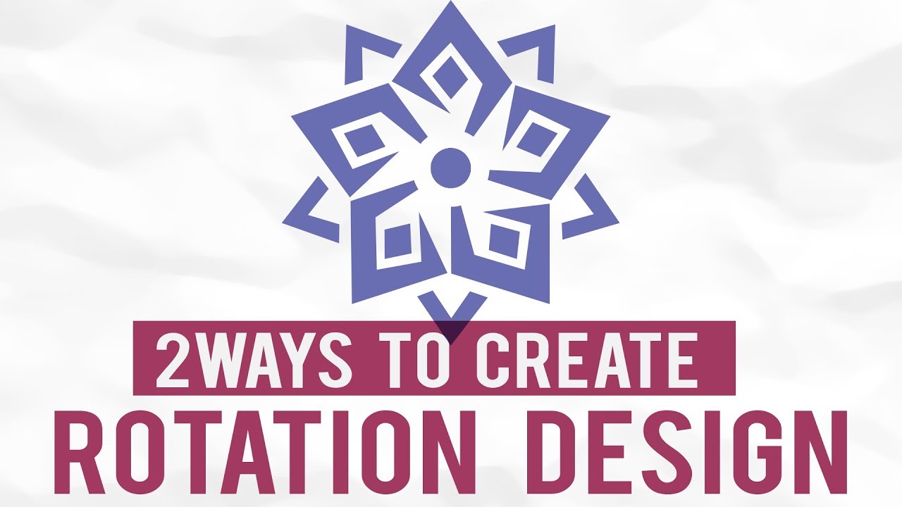 Two Ways to create Rotation design in Adobe Illustrator - YouTube