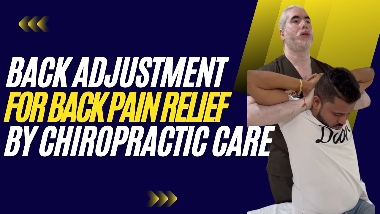 Back adjustment for severe back pain relief by Dr. Sudarshan ...