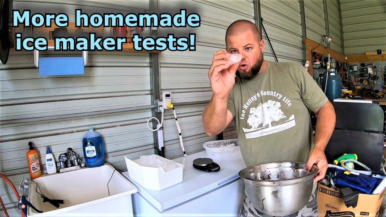 Homemade DIY ice machine tests, energy usage and cost per pound! #370 ...