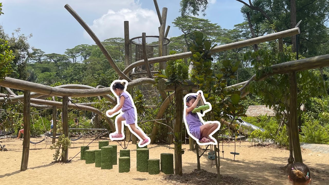 ENG🎡2021 싱가포르 놀이터 보타닉가든 Singapore playground Como adventure grove ...