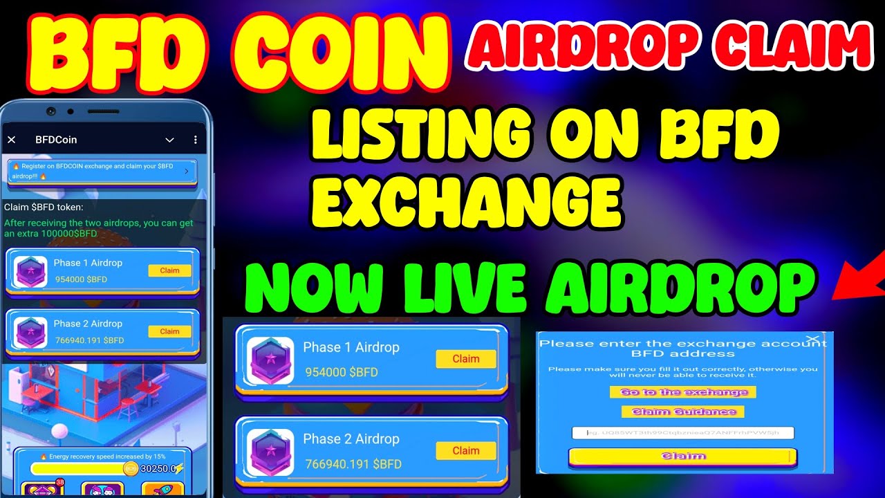 Bfdcoin Withdrawal Process l BFD COIN Airdrop Live Claim l BFD How to ...