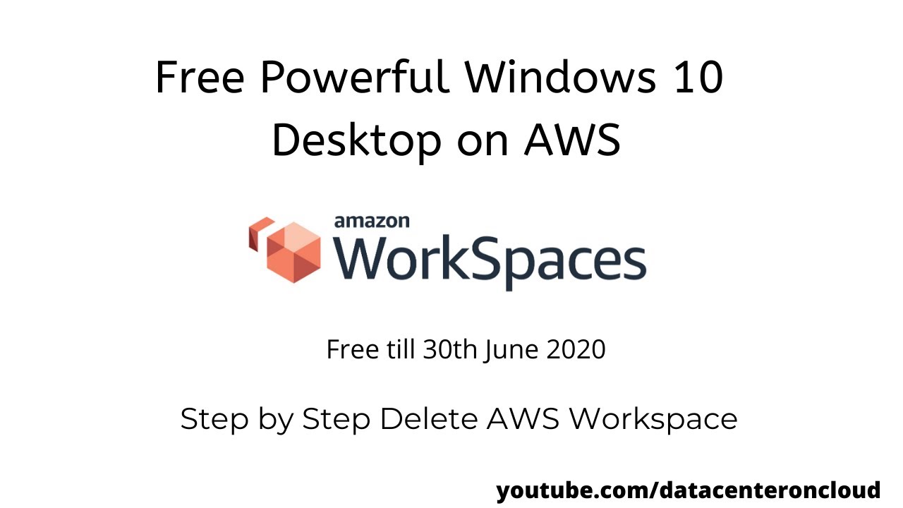AWS Workspace Delete Step by Step - YouTube