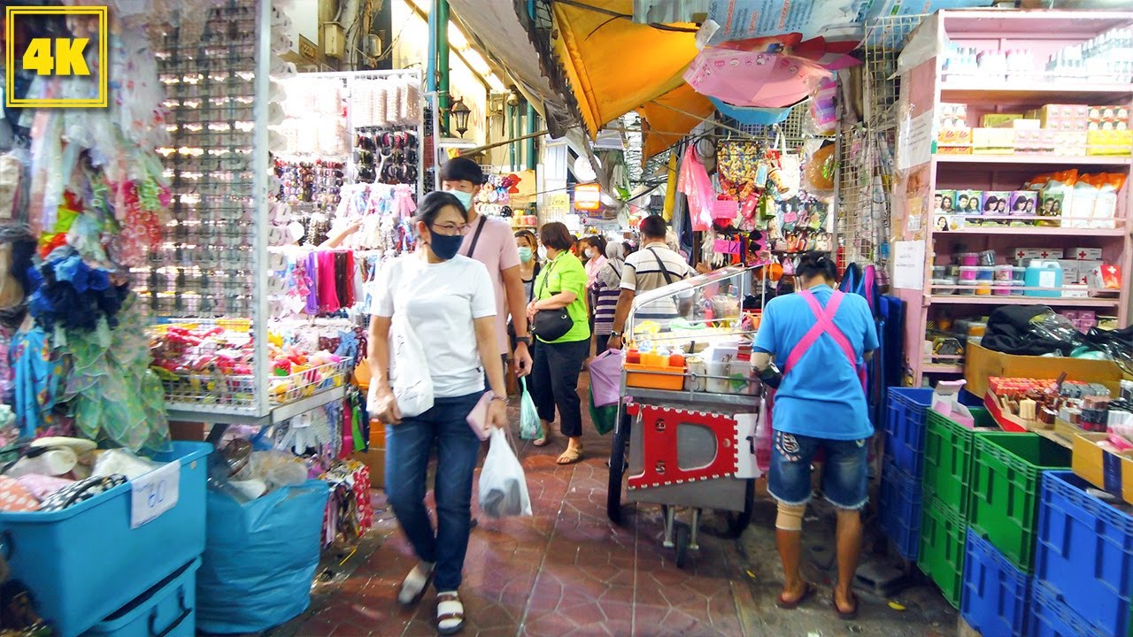 Sampheng Market!Shopping area in the Bangkok China Town - YouTube