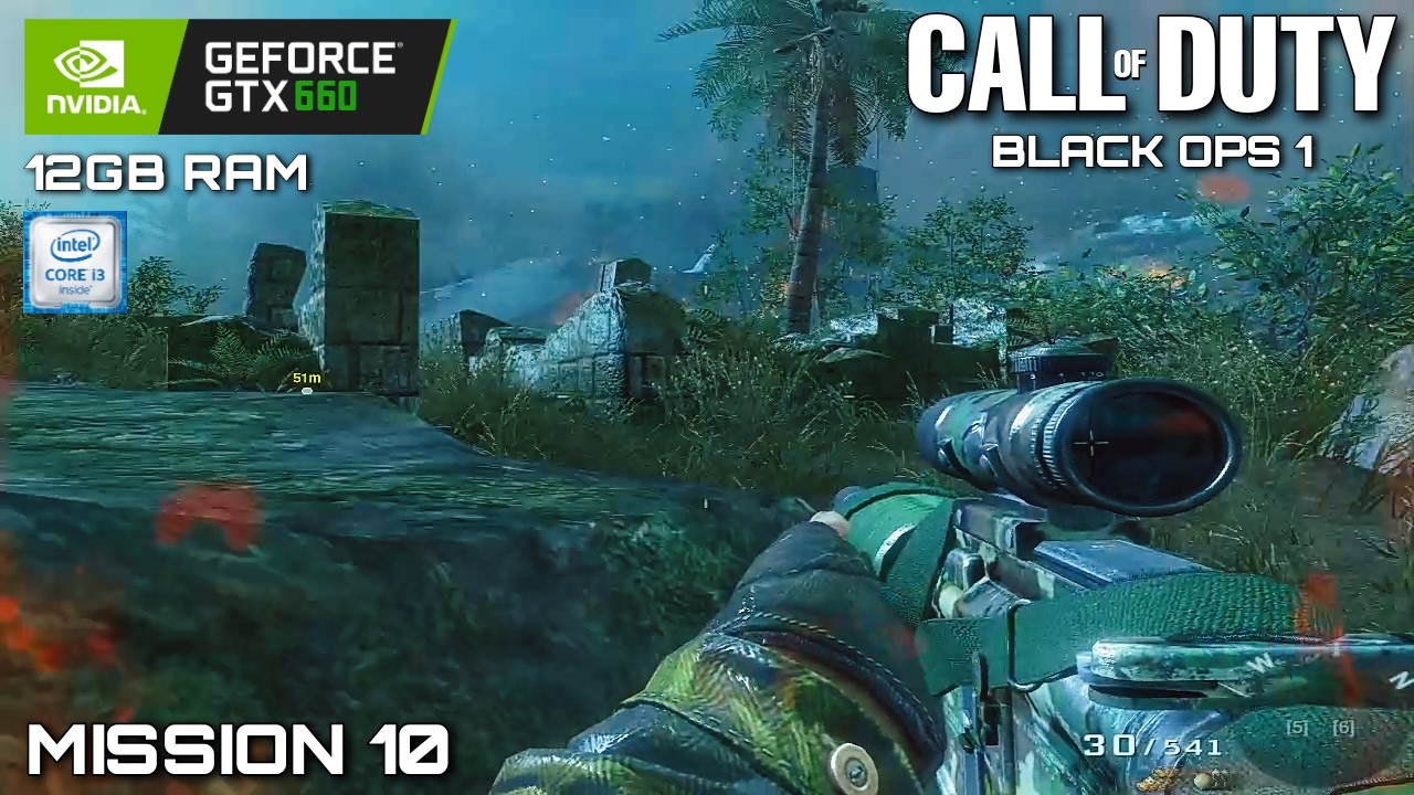 Call of Duty Black Ops 1 Mission 10 (Crash Site) Gameplay Walkthrough ...