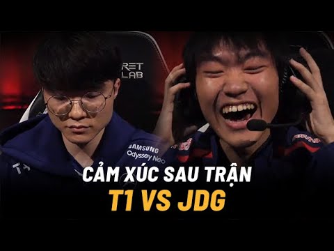 Cảm xúc đối nghịch của Faker và Knight sau trận T1 JDG nhánh thắng | NEIT TV - YouTube