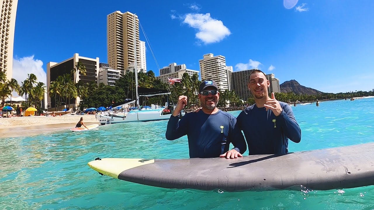 1 HR SEMI-PRIVATE SURF LESSON - WAIKIKI BEACH - HAWAII - KAHU SURF ...
