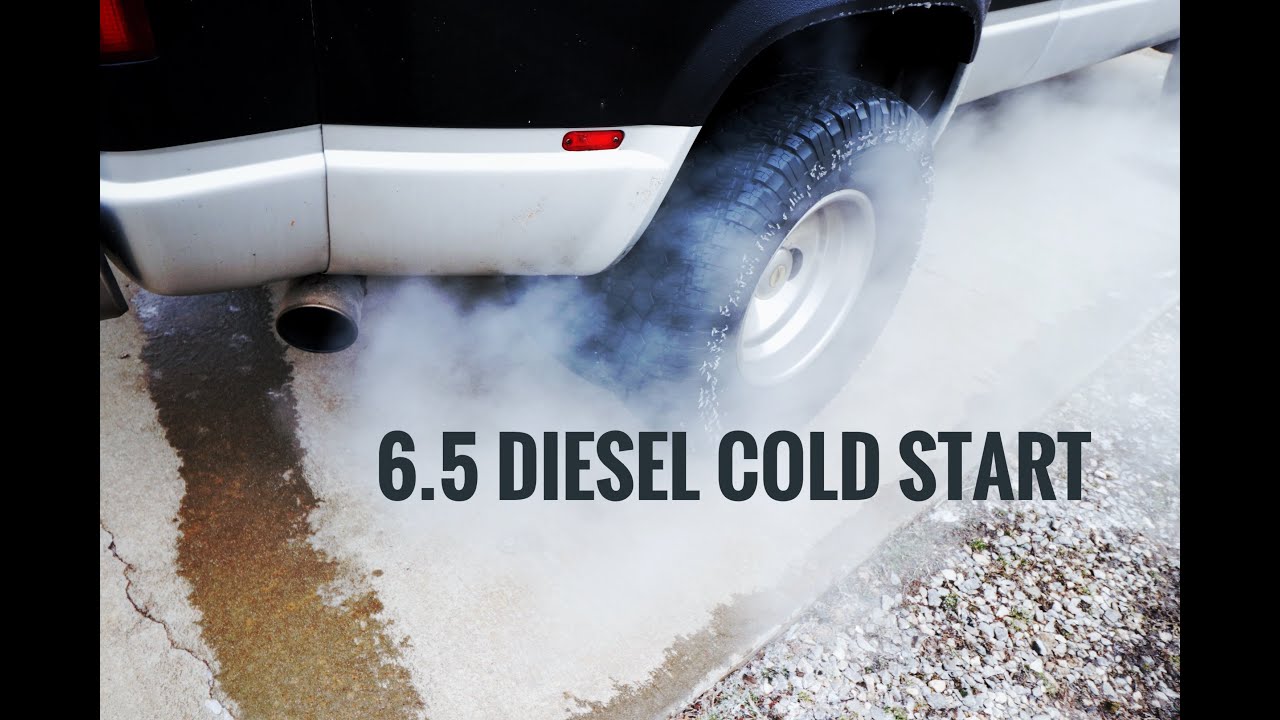 6.5 Diesel Cold Start (Project Old Bones) - YouTube