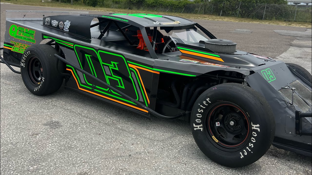 Evan Bookmiller, modified debut,showtime speedway, 5/10/25 - YouTube