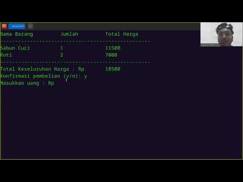 Membuat Aplikasi Kasir dan Gudang dengan bahasa pemrograman C++ - YouTube