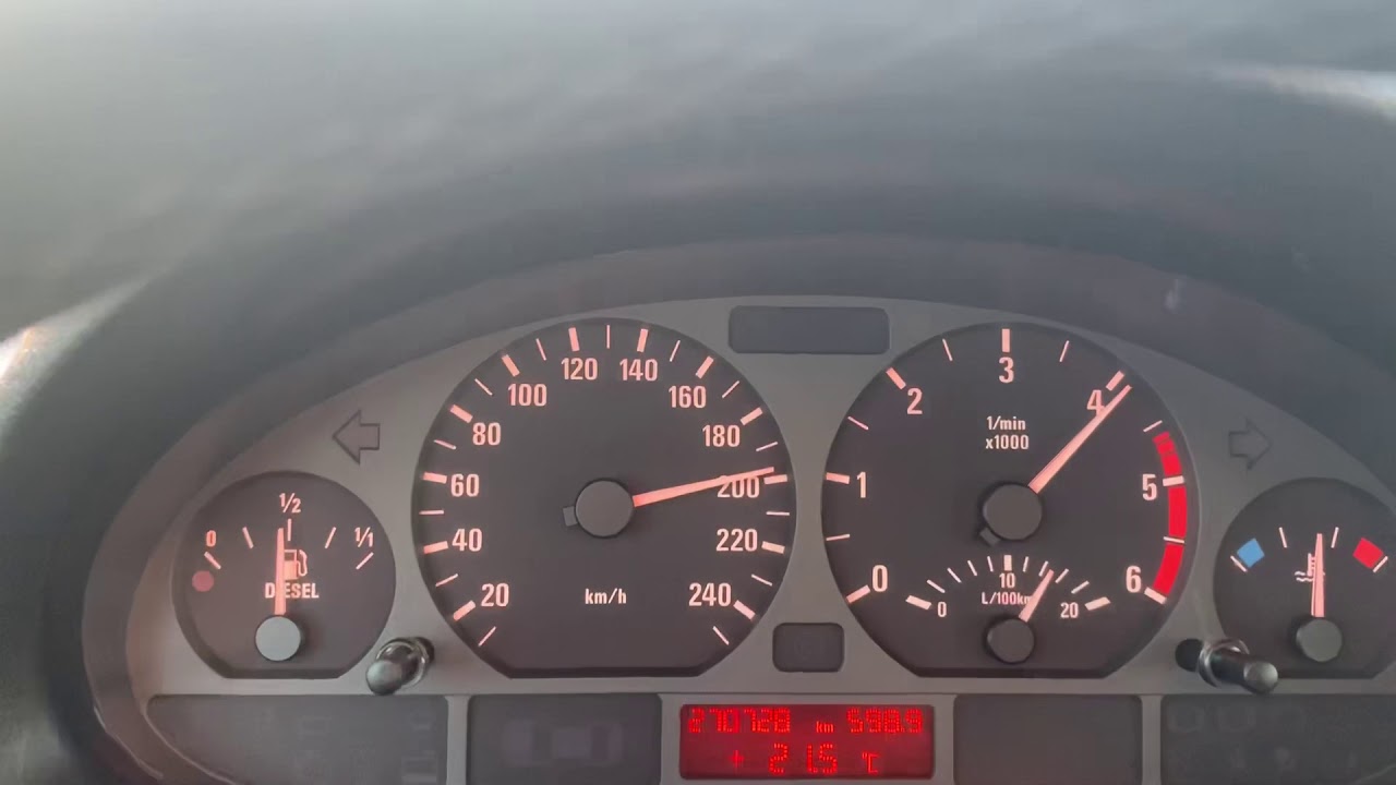 BMW 320D E46 TOP SPEED AUTOBAHN POV - YouTube
