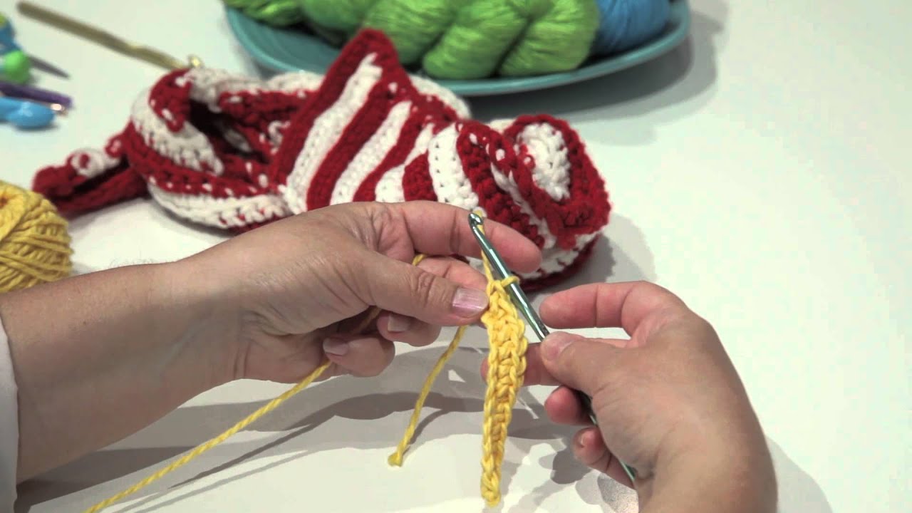How to Crochet a Diagonal : Crocheted Items - YouTube