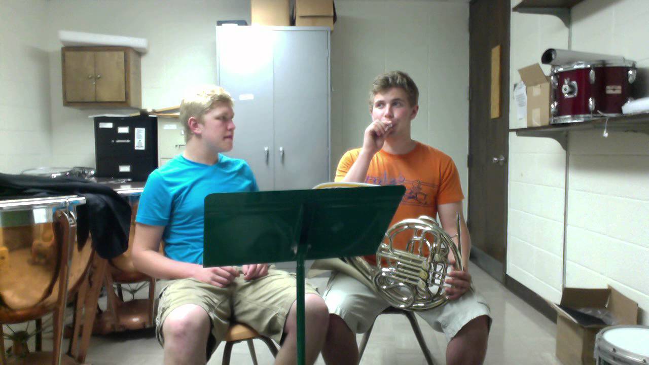 Evan Grover's French Horn Lesson - YouTube