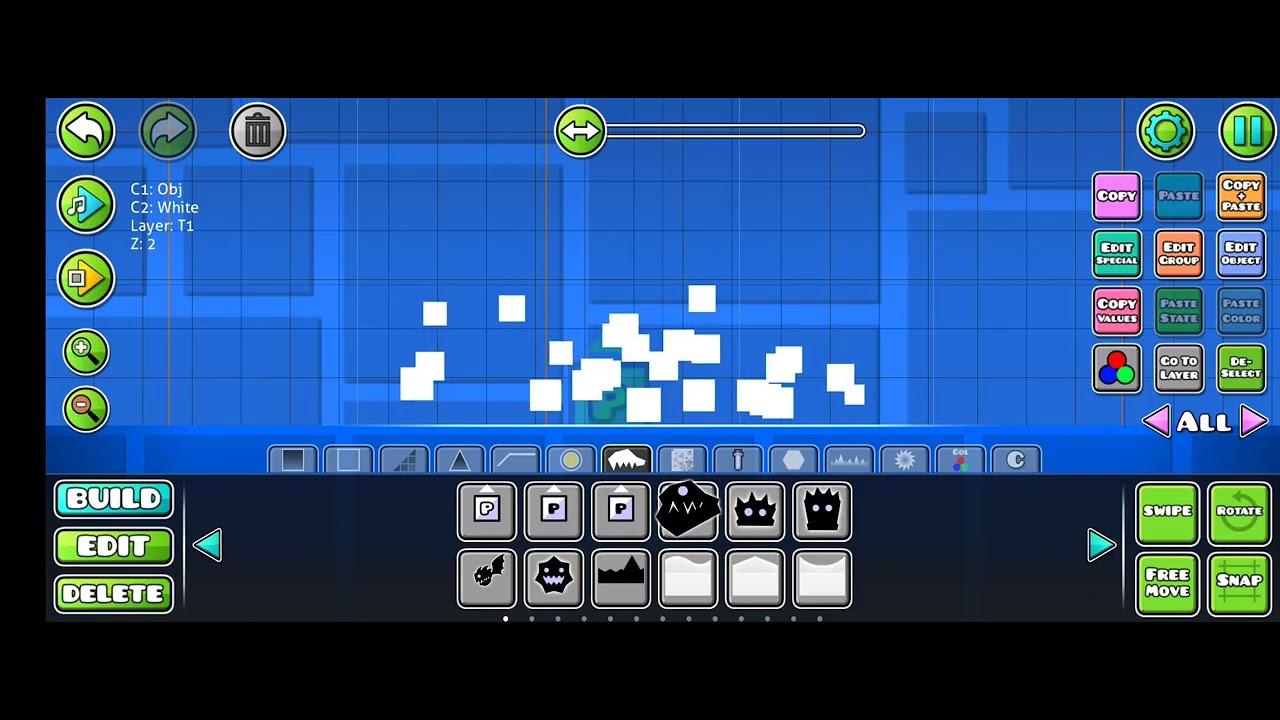 geometry dash modo editor - YouTube