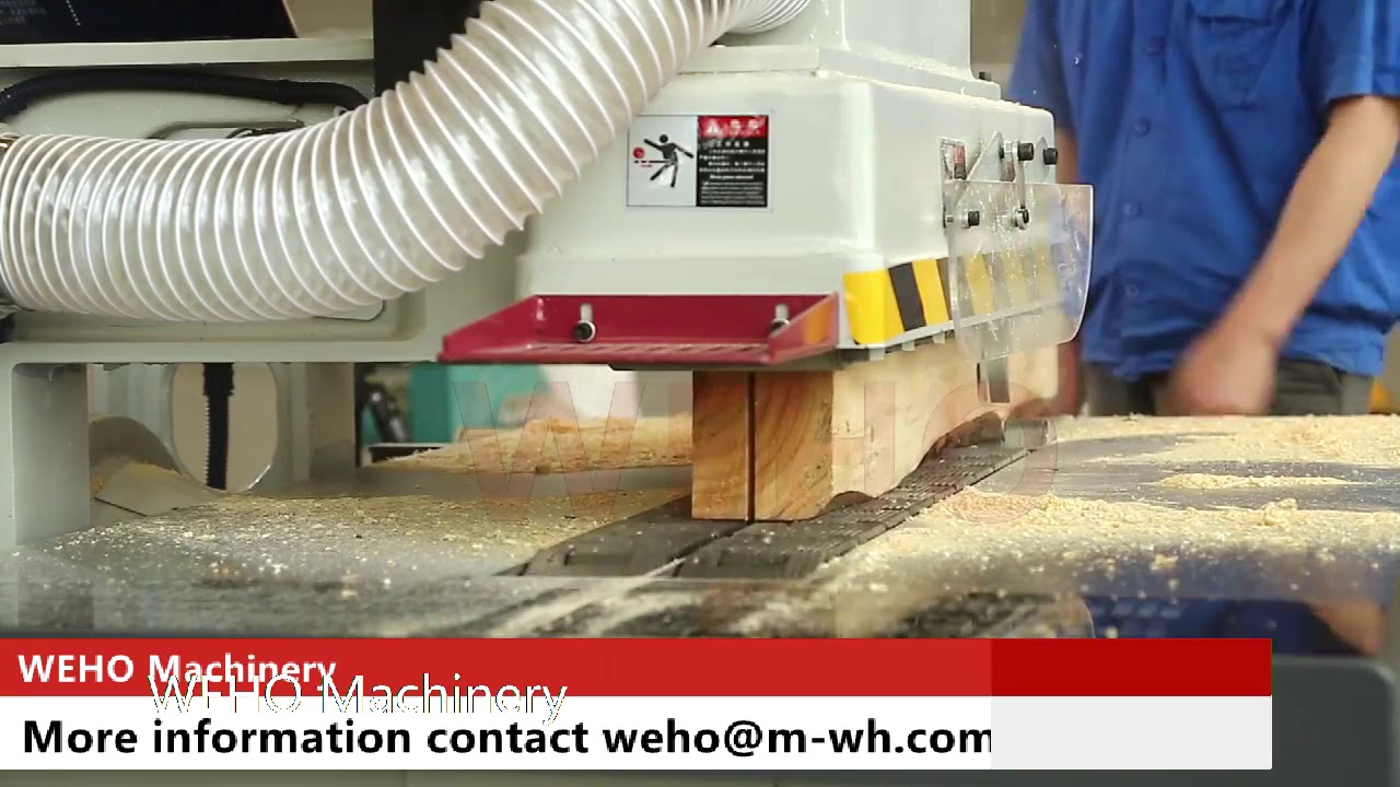 Woodworking machine automatic wood cutting single rip saw machine MJ163 ...