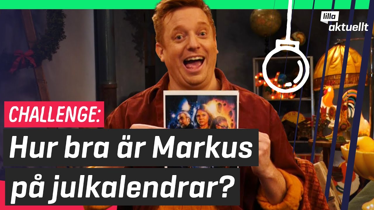 CHALLENGE: Hur bra kan Markus Granseth gamla julkalendrar? - YouTube