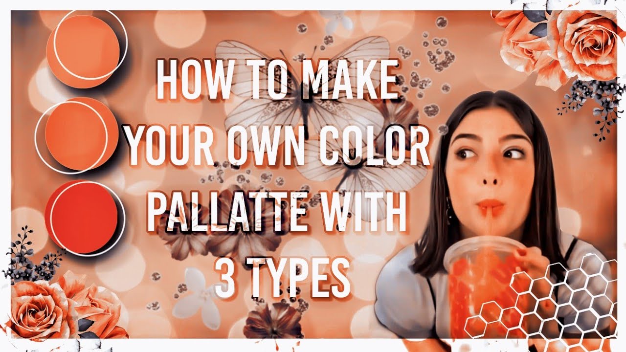 How to make your own color palatte with 3 types - YouTube