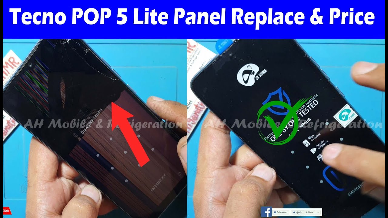 Tecno POP 5 Lite (BD4/BD4i) LCD Panel Replacement Price in Pakistan ...