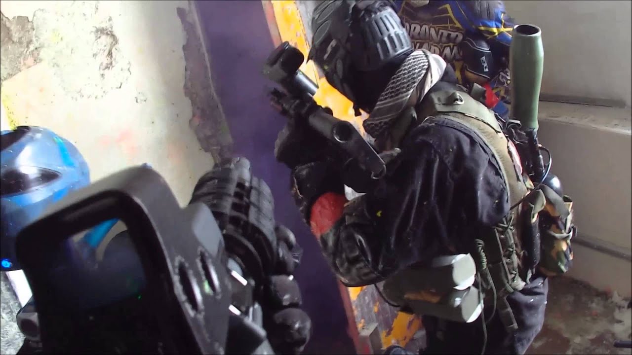 Breaching the Door - Russian POV PRZ Paintball - YouTube