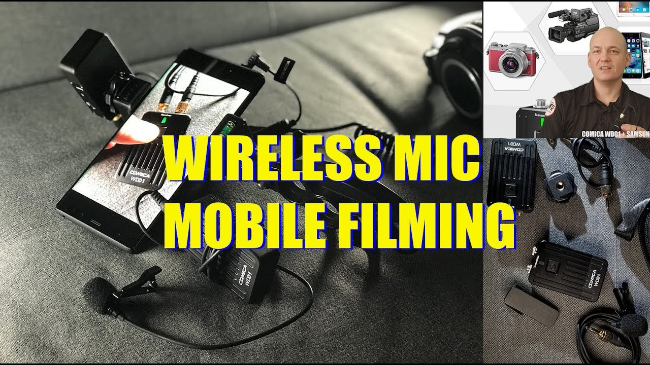 Best Wireless Mic for Smartphones in 2019 ? - 2.4 Ghz Comica WD01 - YouTube