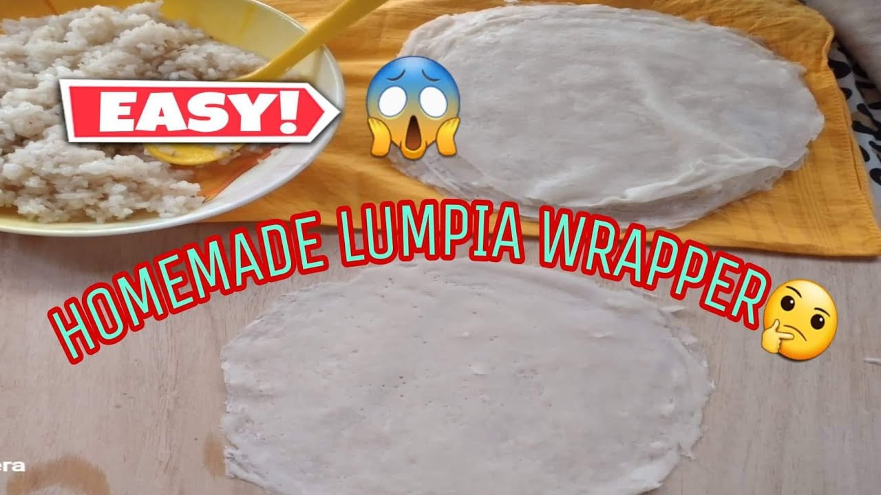 HOW TO MAKE LUMPIA WRAPPER - YouTube