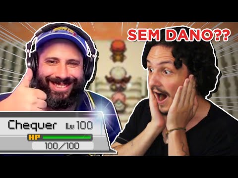 Ele ZEROU Pokémon Heart Gold SEM LEVAR DANO?? | React [Chequer]