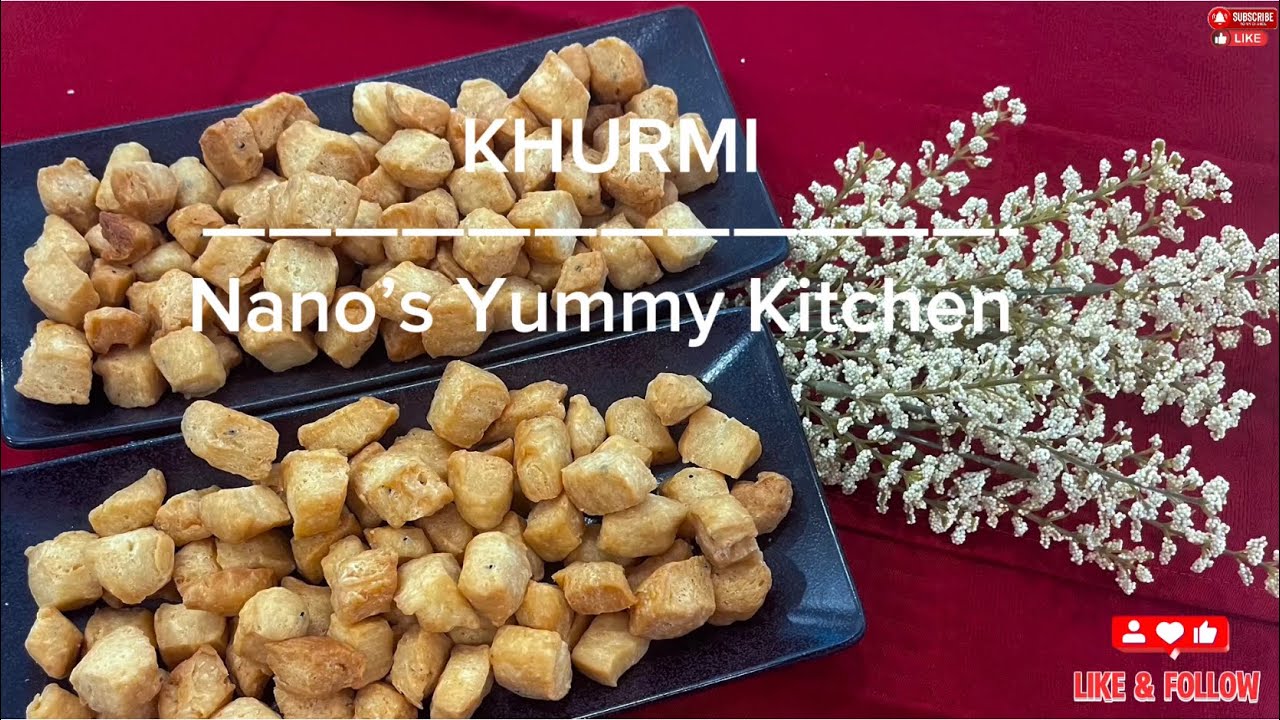 Khurmi Crispy And Crunchy Snack Easy Recipe In Urdu/ Hindi - NYK - YouTube