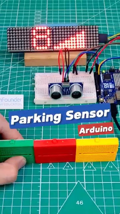 DIY Distance Visualizer with LED Matrix & Arduino #diy #arduino #electronics #stemeducation ...