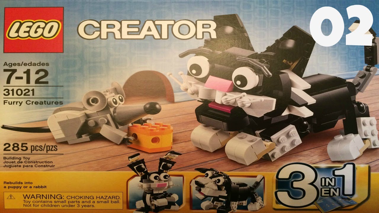 Lego - Furry Creatures - Dog - YouTube
