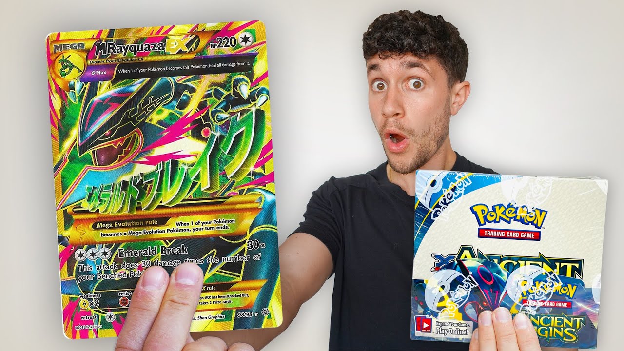 Opening the GOD Rayquaza Pokémon Box! - YouTube