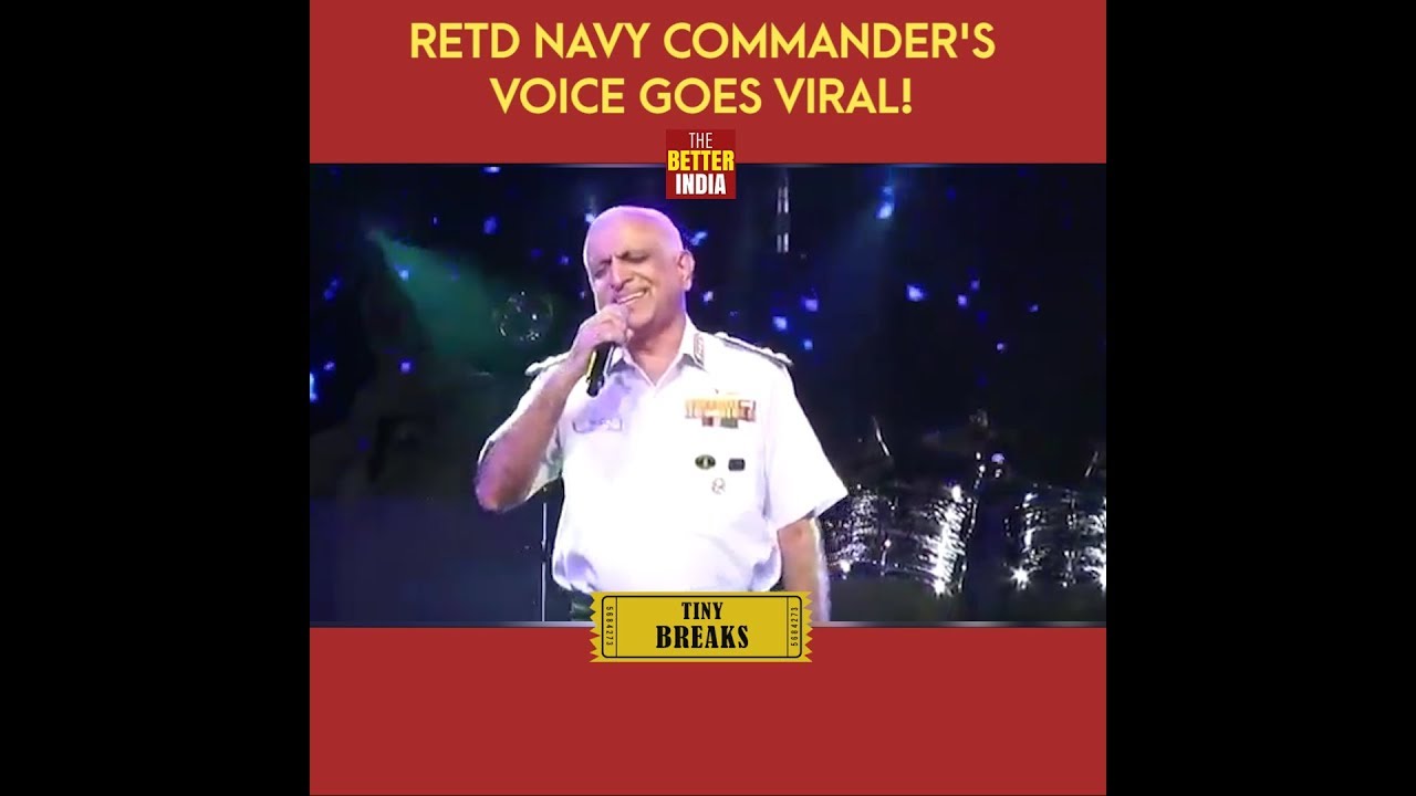 Retd Navy Commander's Voice Goes Viral! - YouTube